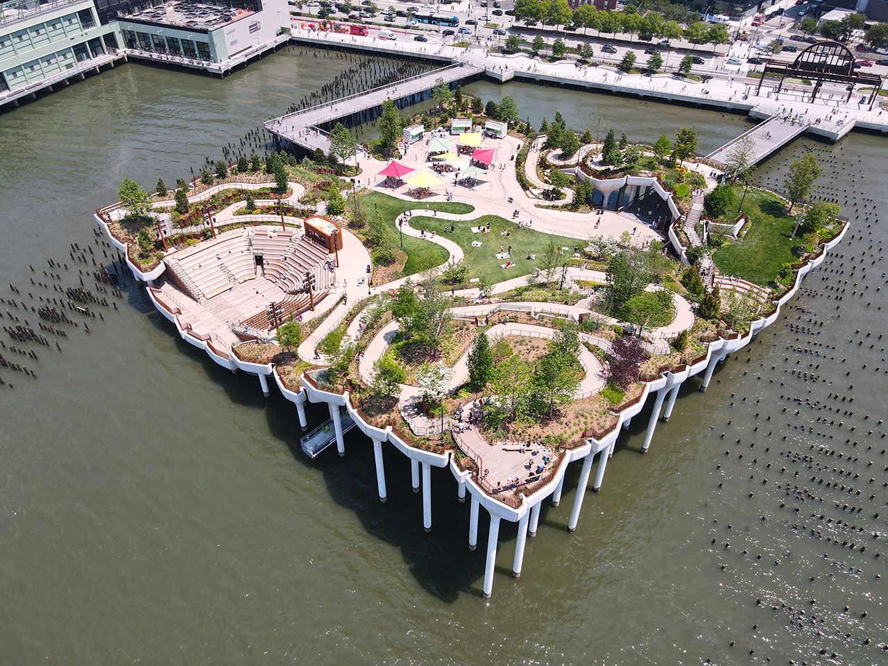 Little Island : oasis urbaine et culturelle sur l'Hudson